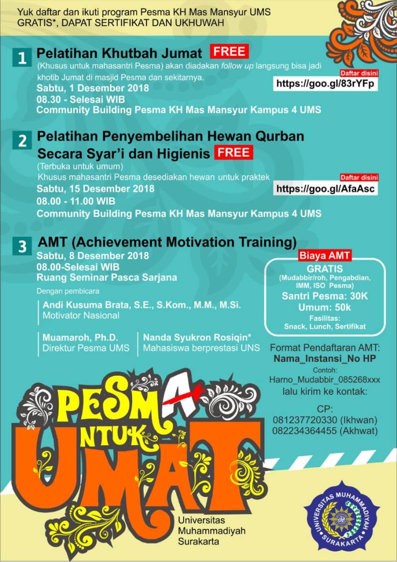 PESMA UNTUK UMAT | Muhammadiyah Jateng