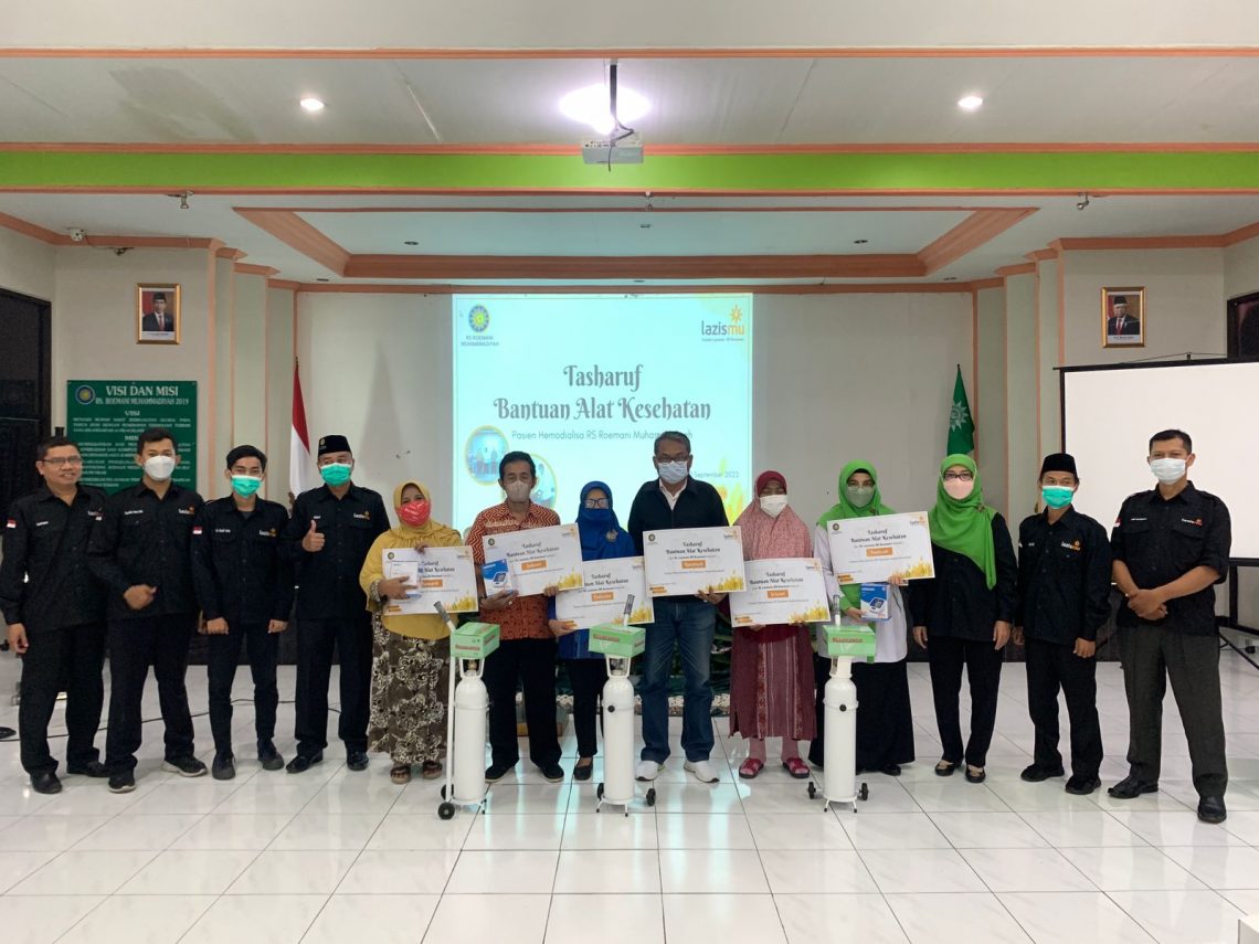 Lazismu RS Roemani Muhammadiyah Semarang Bagikan Bantuan Alat Kesehatan ...
