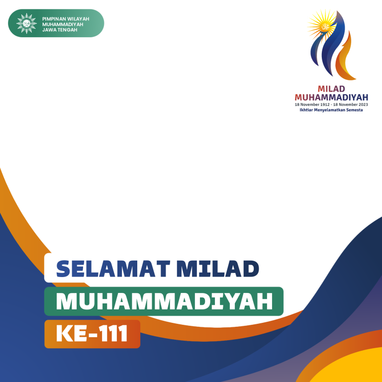 Twibbon Milad 111 Tahun Muhammadiyah | Muhammadiyah Jateng