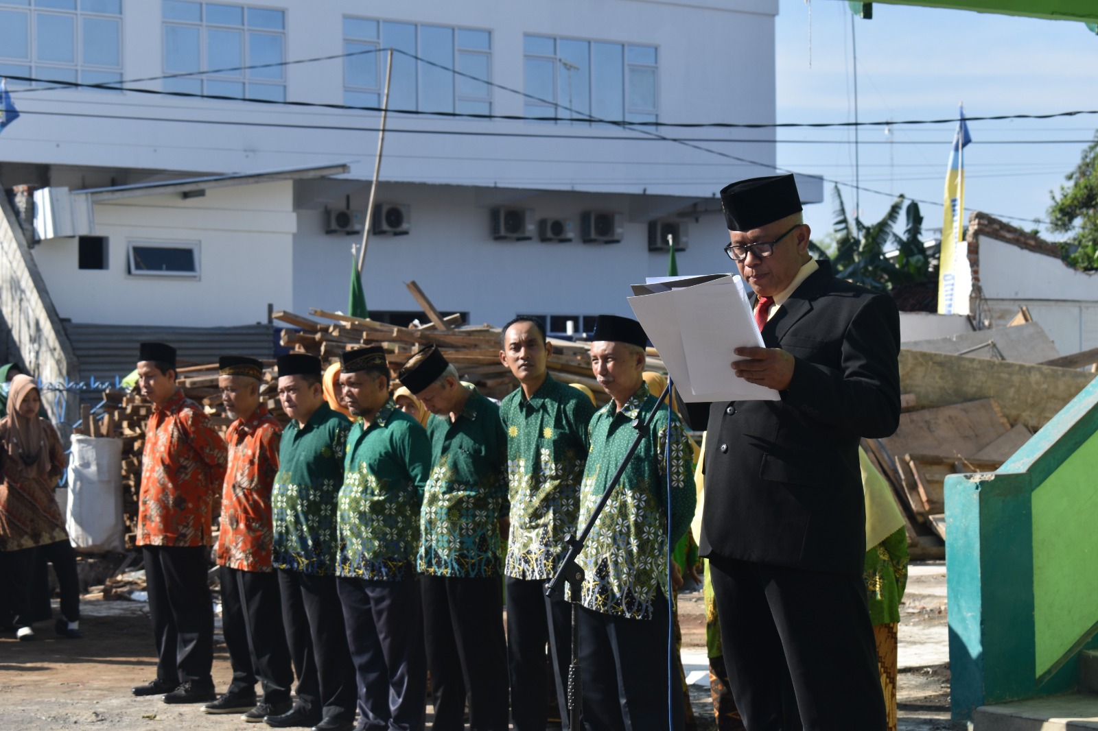 PCM Kutoarjo Peringati Milad ke-111 dengan Apel dan Peletakan Batu Pertama Gedung SLB ...