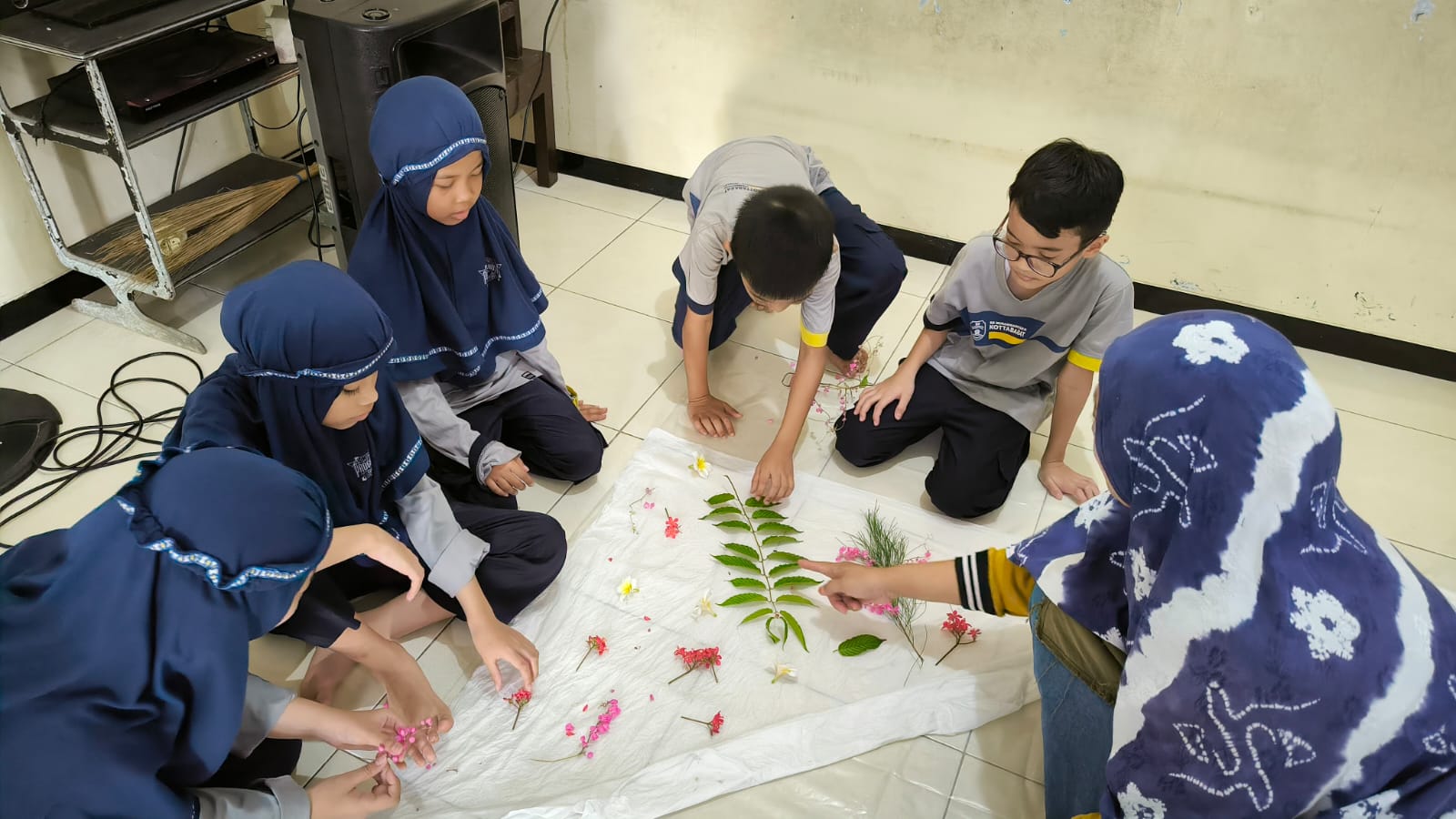 Serunya Belajar di Luar Kelas! Murid SD Muhammadiyah PK Solo Antusias Buat Ecoprint Ramah ...