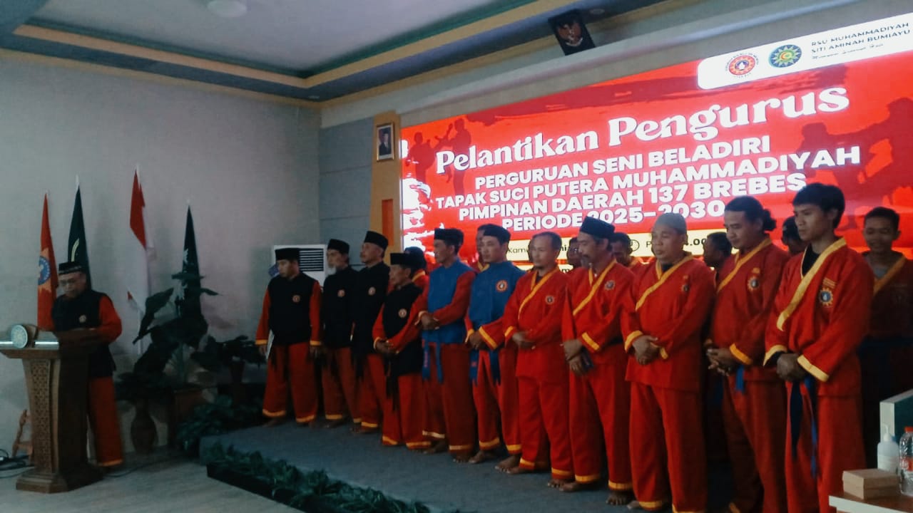 Tapak Suci Brebes Resmi Dilantik! Siap Cetak Atlet Berprestasi dan Dakwah Berkarakter ...