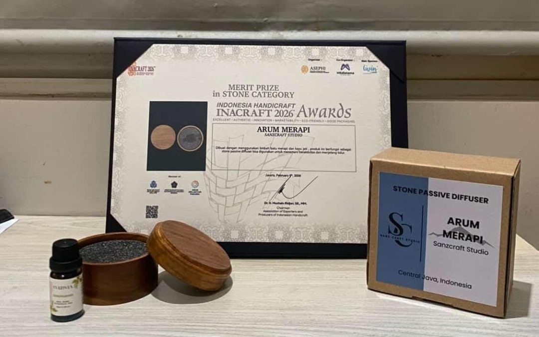 Sulap Limbah Batu Merapi Jadi Diffuser Mewah, Mahasiswa UNIMMA Juara di ...